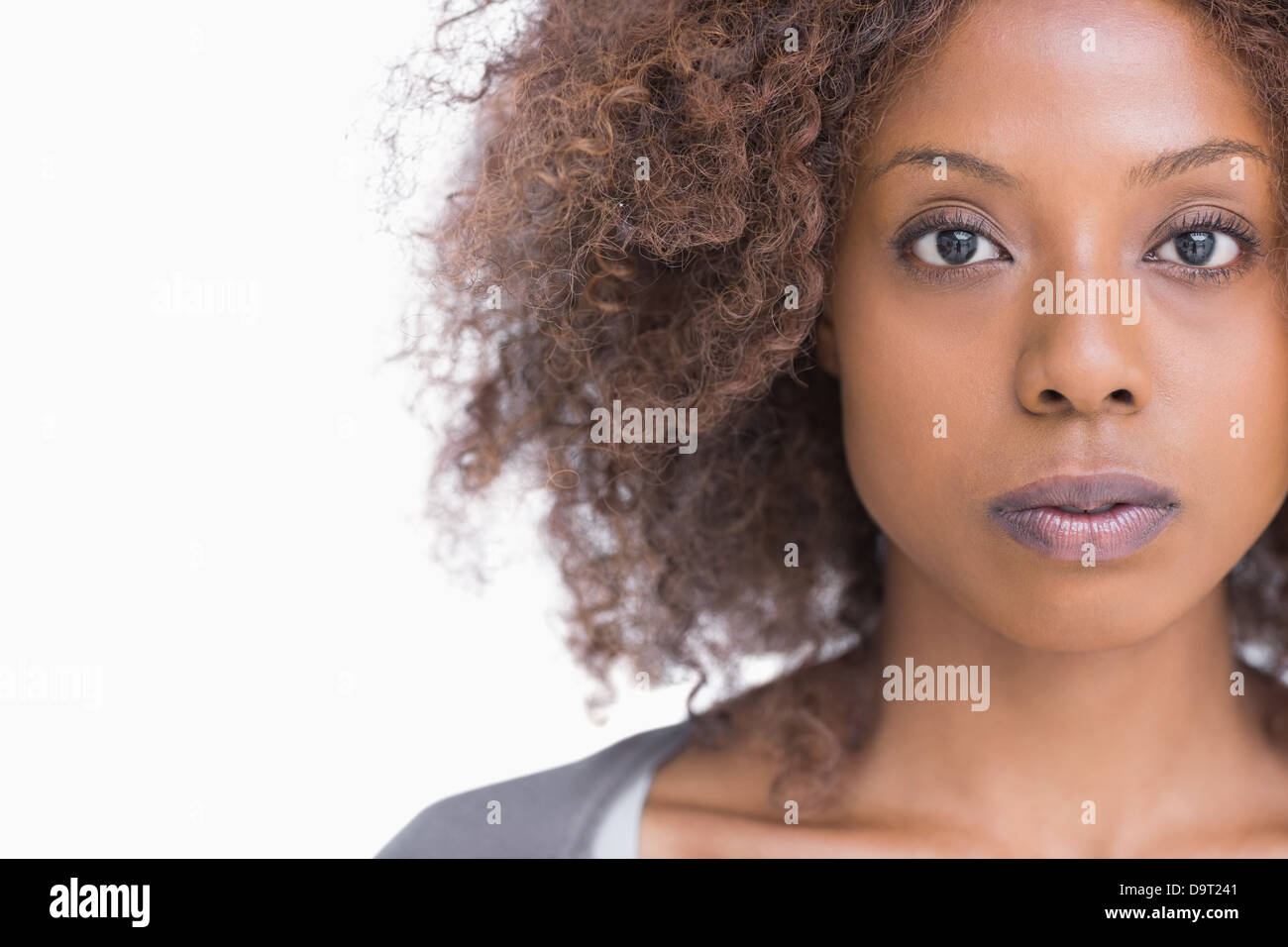 Unsmiling woman hi-res stock photography and images - Alamy