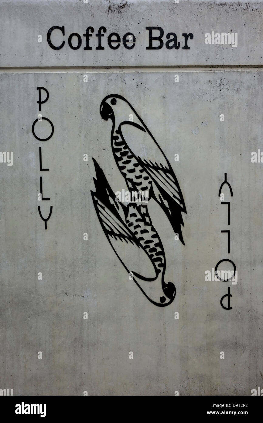 Coffee Bar by the name of Polly Stock Photo - Alamy