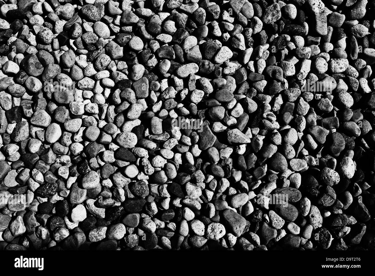 Detail of pebbles Black & White Images Stock Photo - Alamy