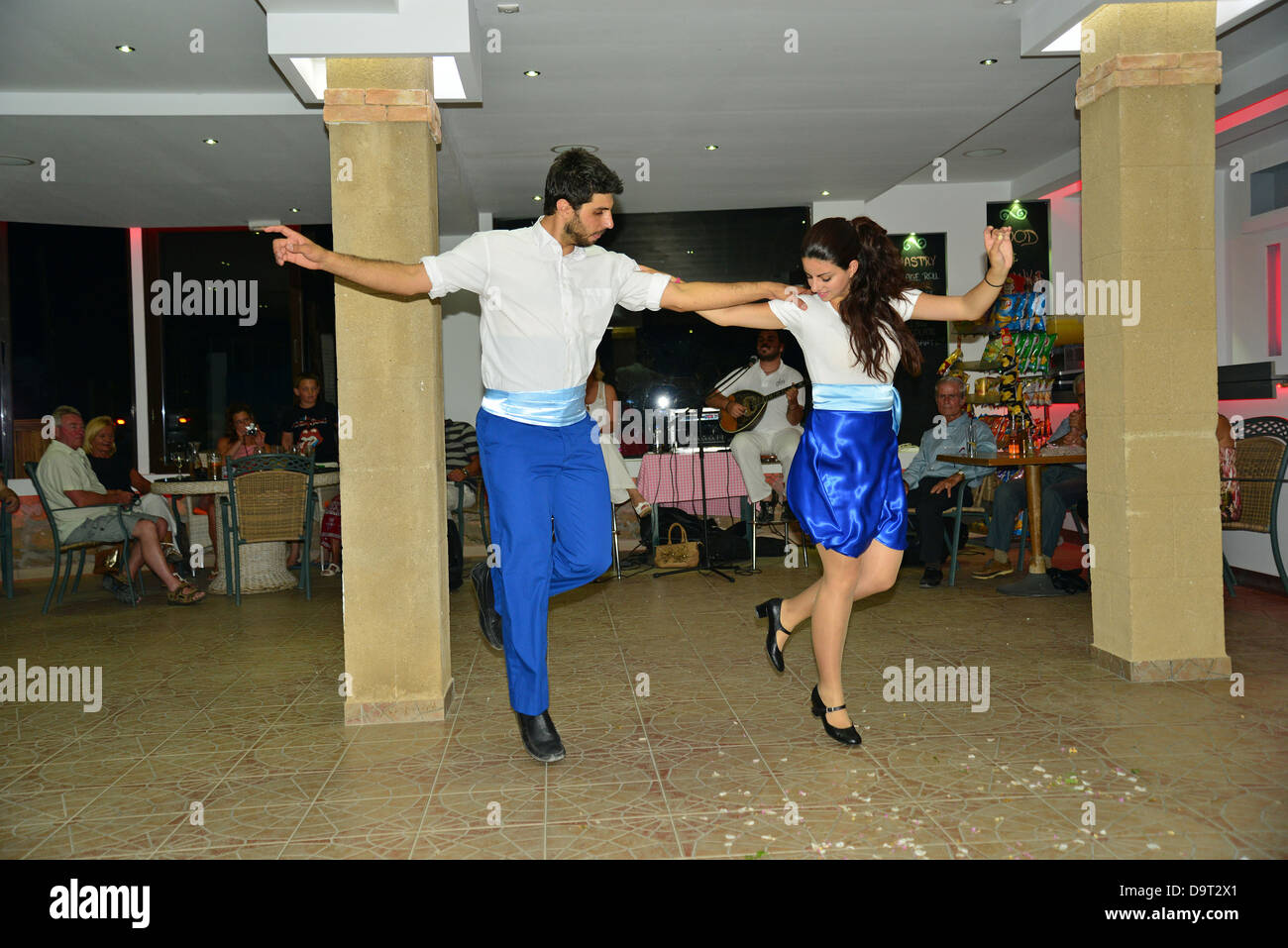 Greek traditional dancing night costume hi-res stock photography and ...