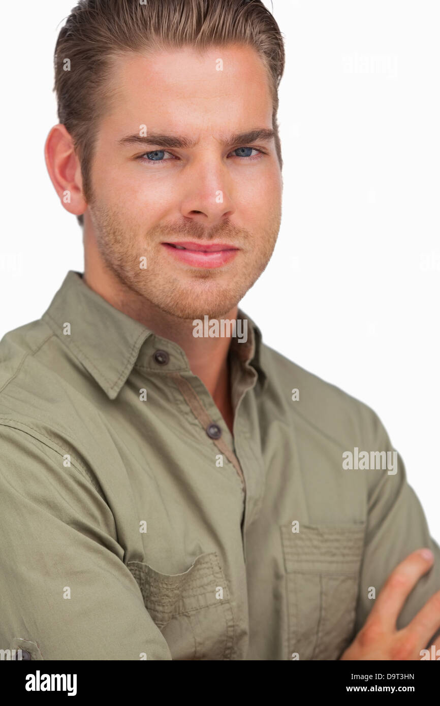 Man looking stylish at camera hi-res stock photography and images - Alamy