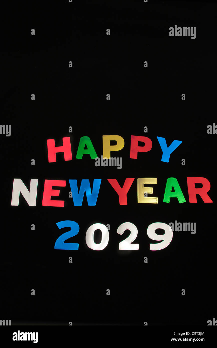 HAPPY NEW YEAR 2029 Stock Photo - Alamy