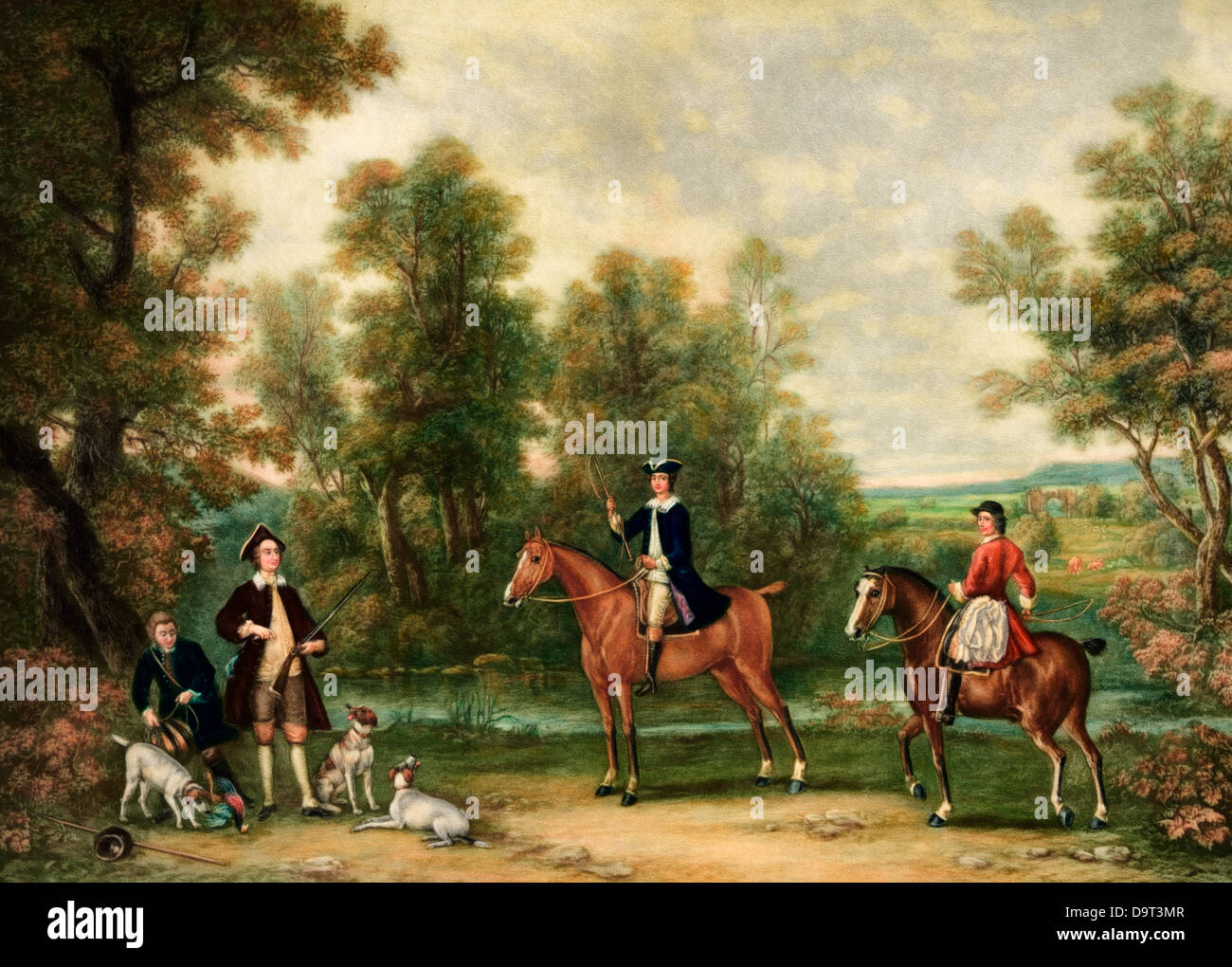 Members of the Beaufort hunt Stock Photo - Alamy