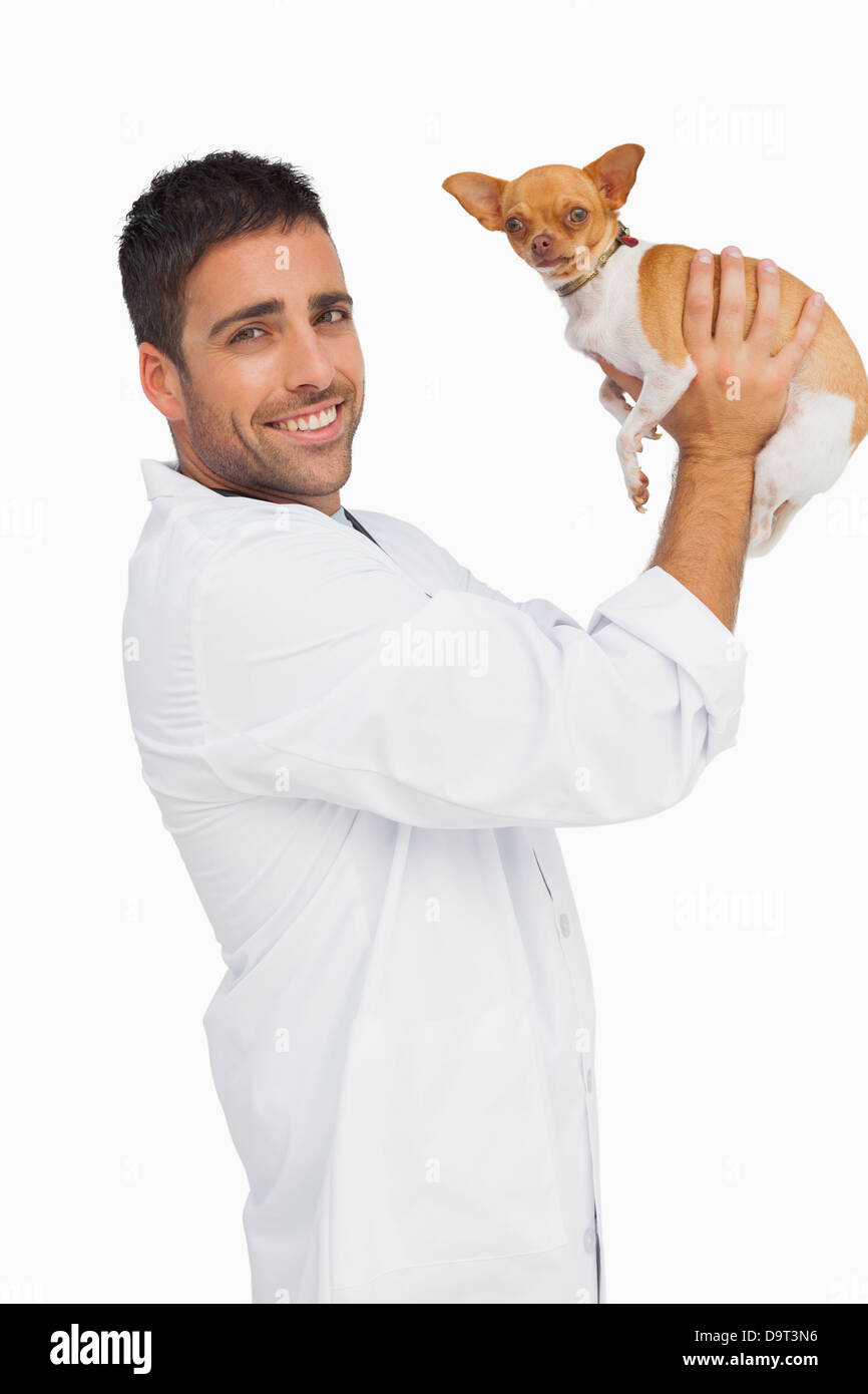 Portrait smiling veterinarian dog hi-res stock photography and images ...