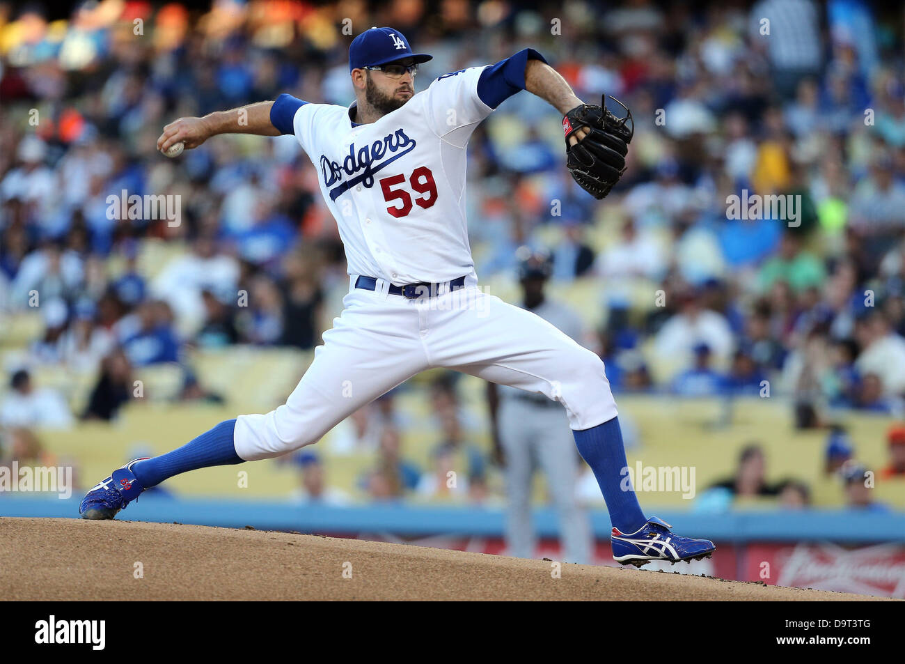 Los Angeles, California. USA. June 25, 2013. Los Angeles Dodgers ...