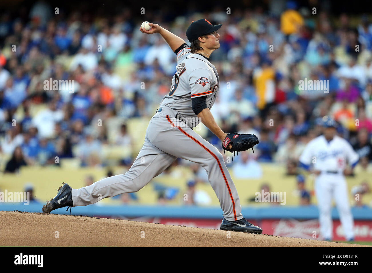 Los Angeles, California. USA. June 25, 2013. San Francisco Giants ...