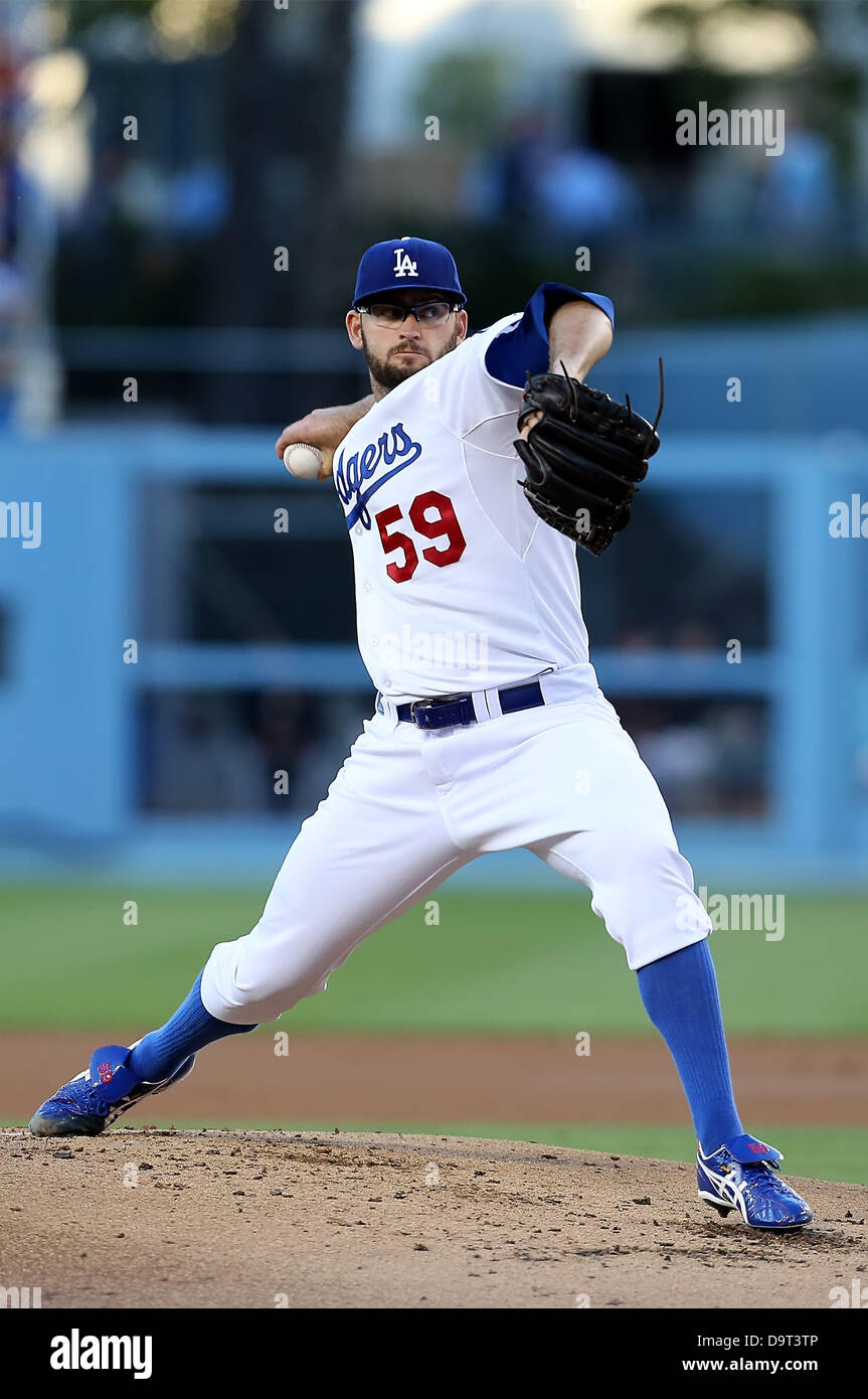 Los Angeles, California. USA. June 25, 2013. Los Angeles Dodgers ...