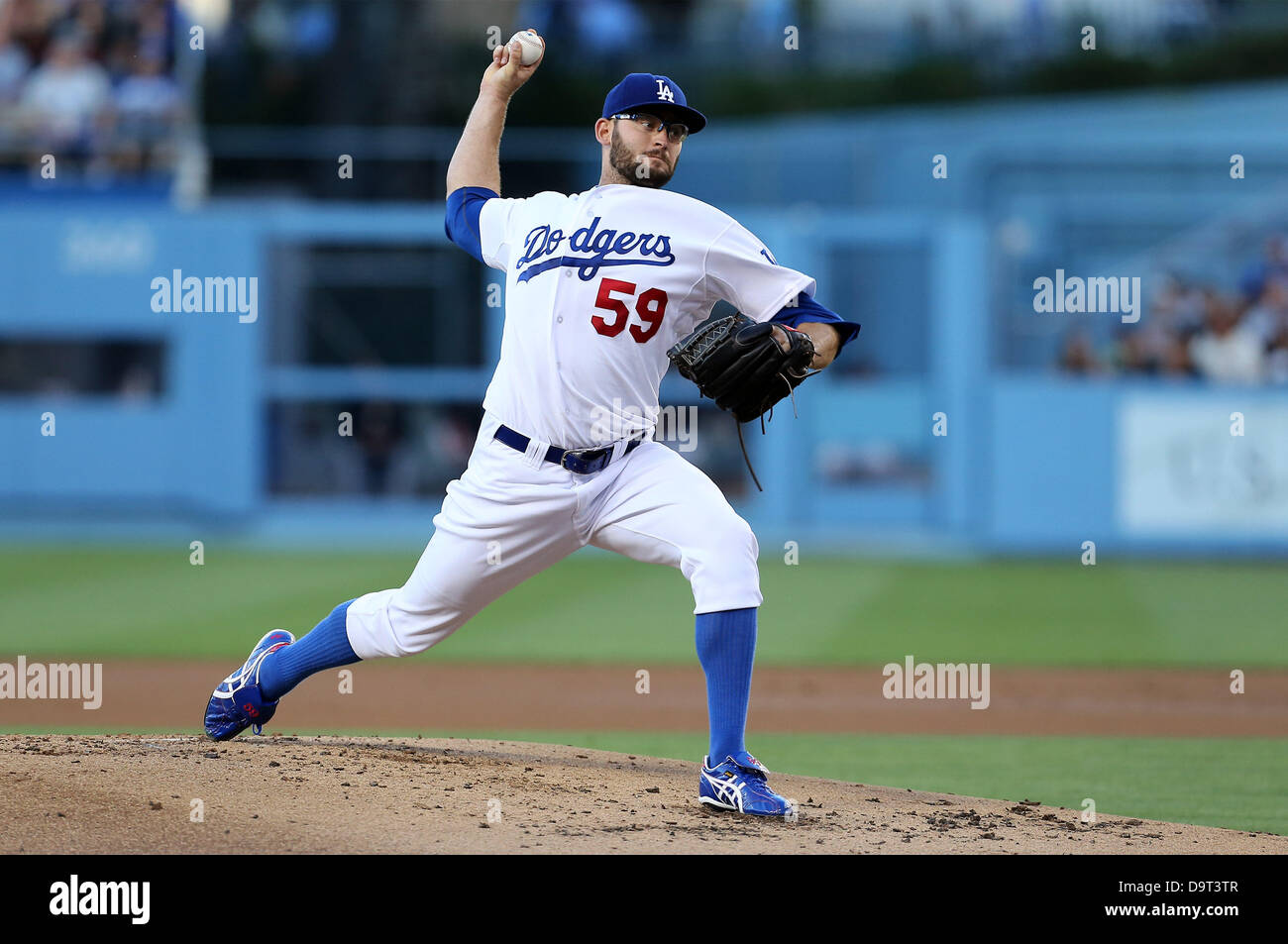 Los Angeles, California. USA. June 25, 2013. Los Angeles Dodgers ...