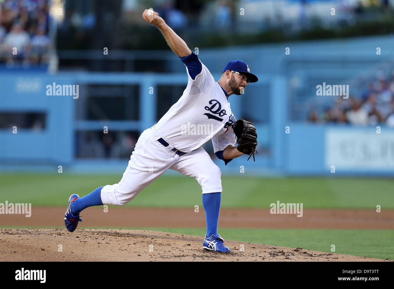 Los Angeles, California. USA. June 25, 2013. Los Angeles Dodgers ...