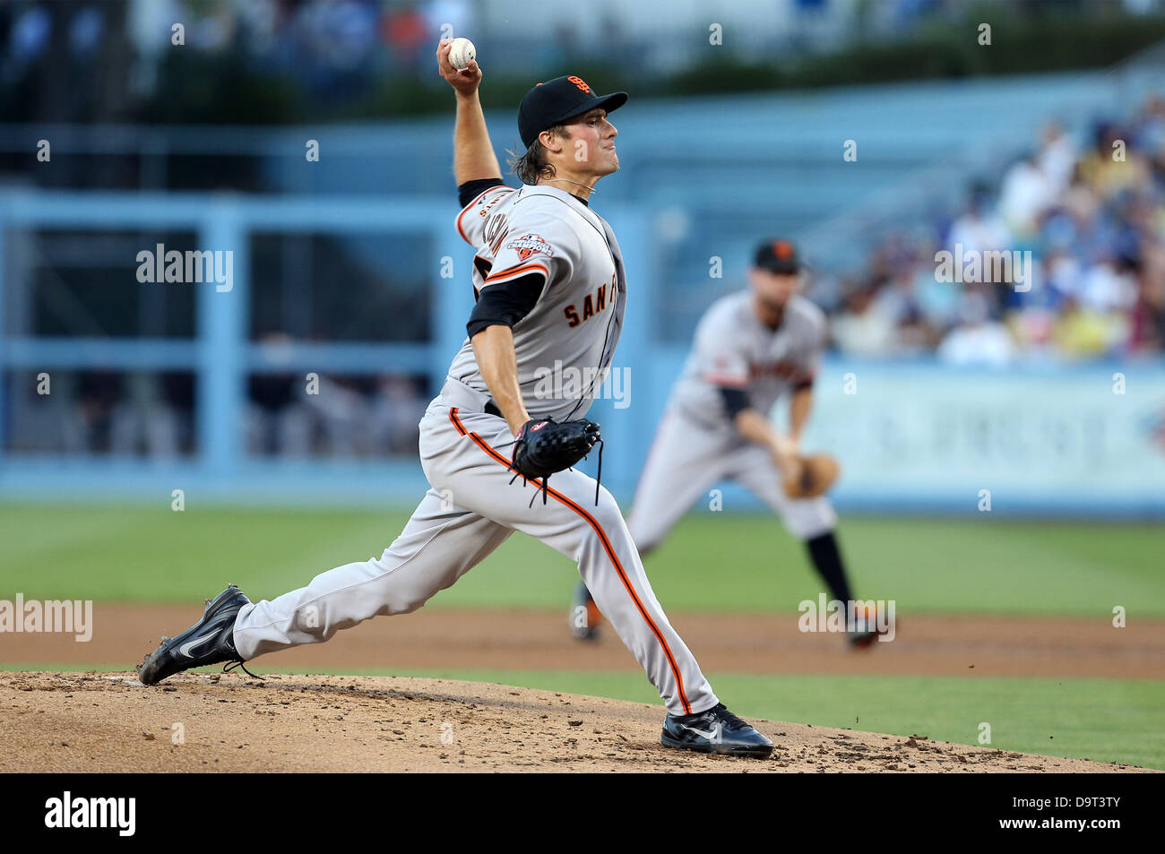 Los Angeles, California. USA. June 25, 2013. San Francisco Giants ...