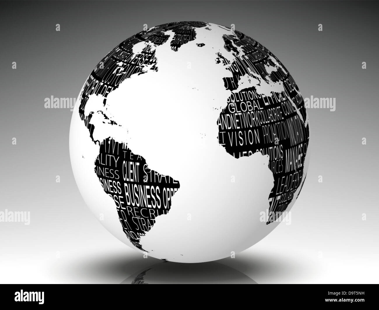 Planet earth black and white hi-res stock photography and images - Alamy