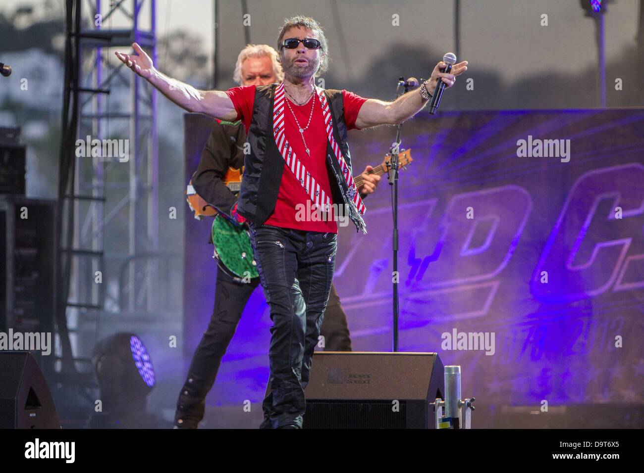 June 25, 2013 - Del Mar, California, USA - Vocalist PAUL ROGERS and ...