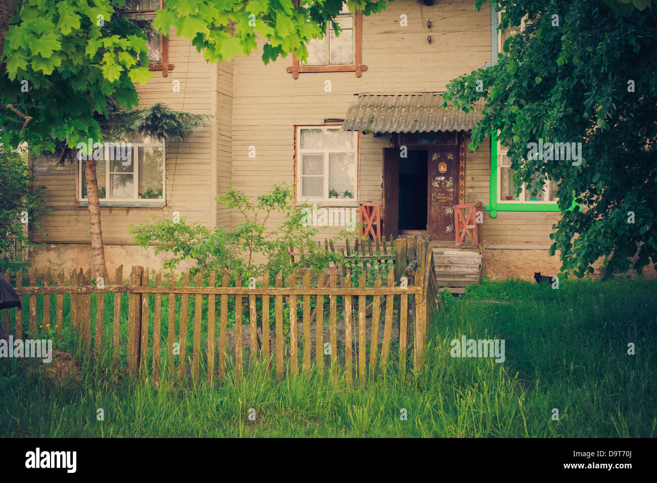 Old House On The Countryside Stock Photo - Alamy