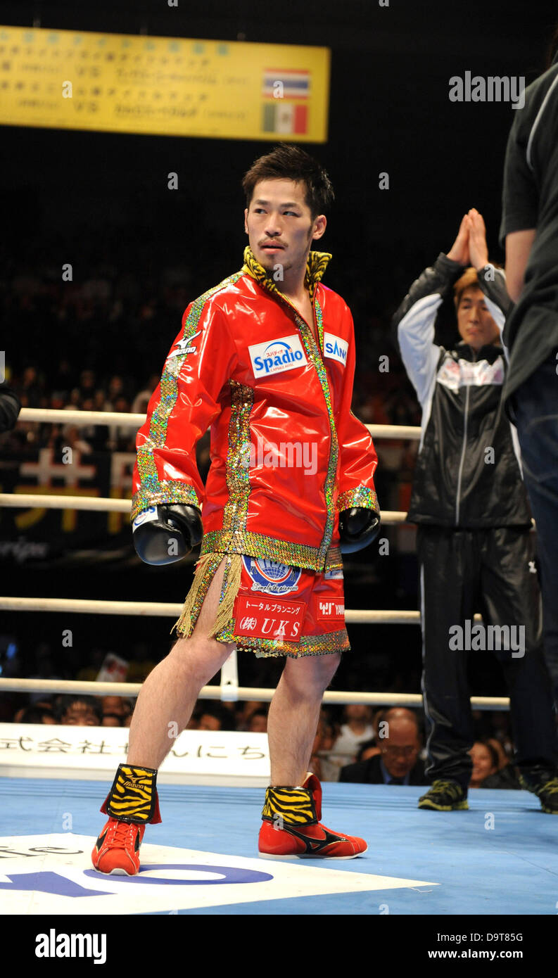 Ryo Miyazaki (JPN), MAY 8, 2013 - Boxing : Ryo Miyazaki of Japan poses ...