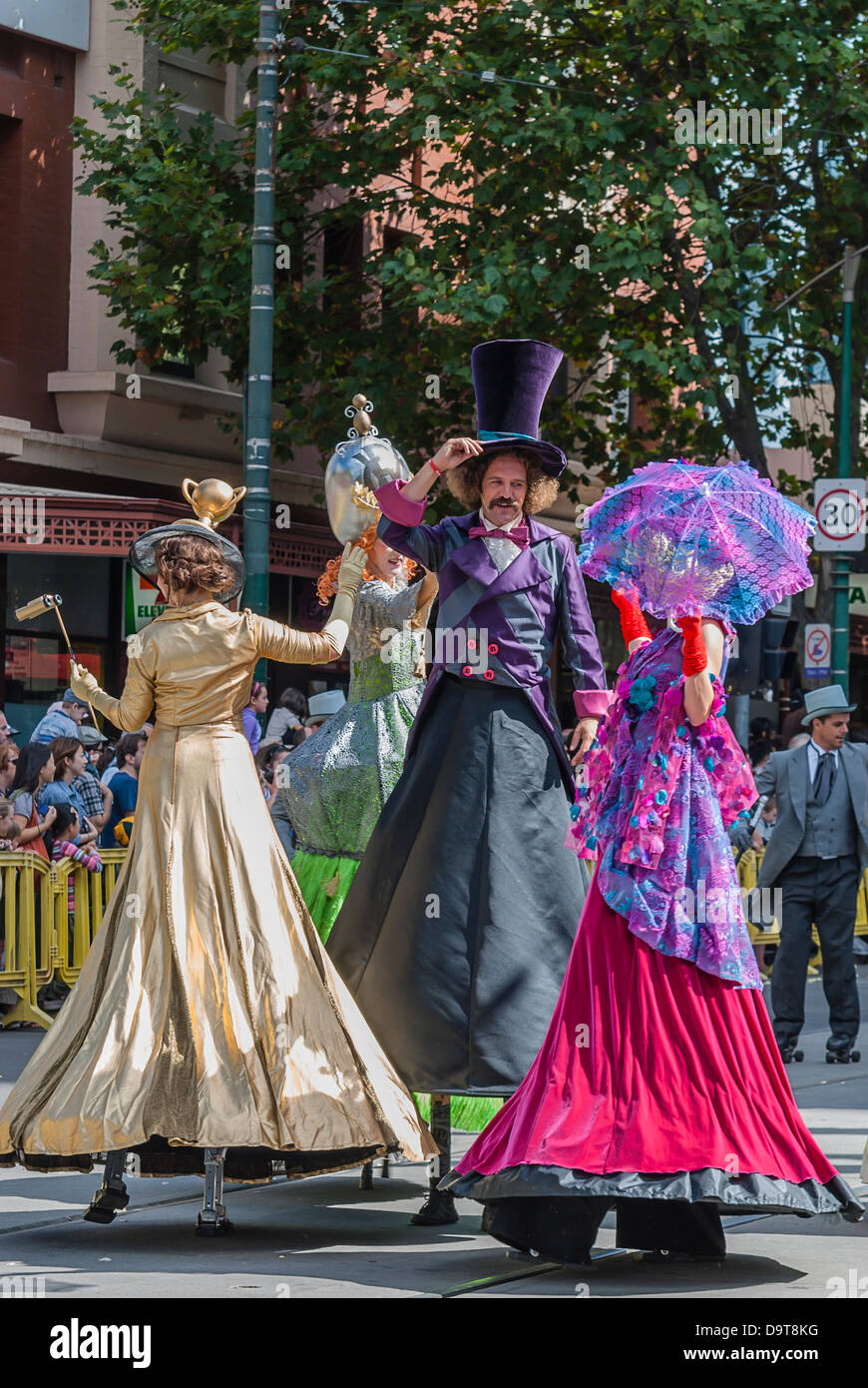 The Moomba Festival celebrated with a parade only in Melbourne ...