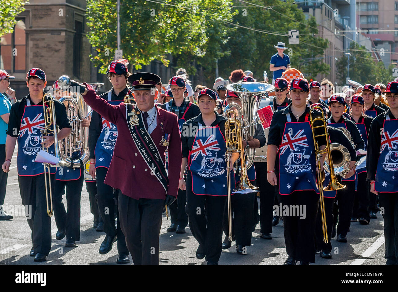 The Moomba Festival celebrated with a parade only in Melbourne ...