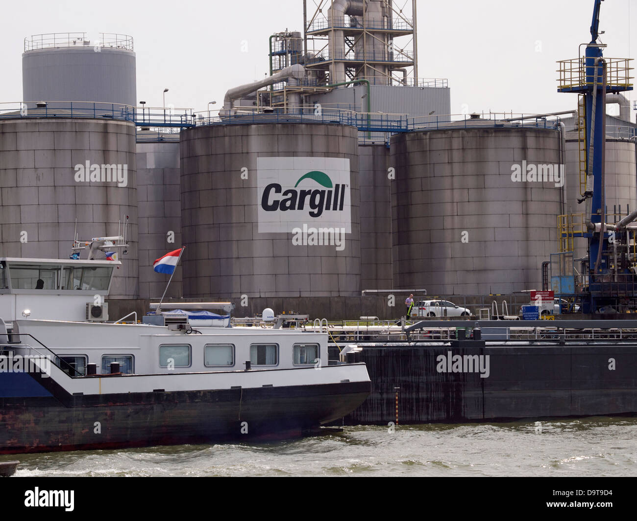 Cargill depot in the port of Rotterdam. Cargill trades a large variety ...