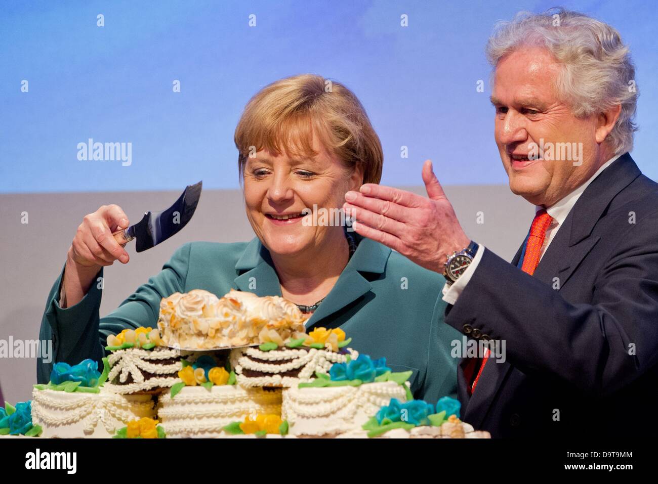 Berlin, Germany, 25 June 2013. German Chancellor Angela Merkel (CDU ...