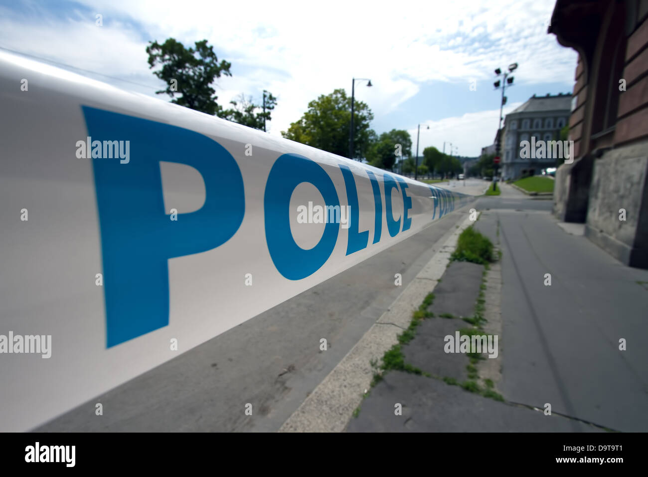 Police protected area hi-res stock photography and images - Alamy