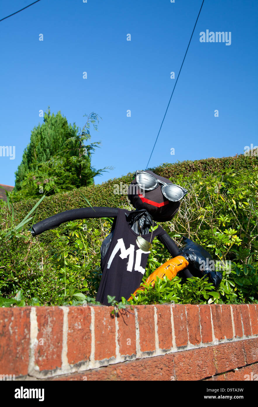An entry in a scarecrow competition - a character based on rapper MC ...