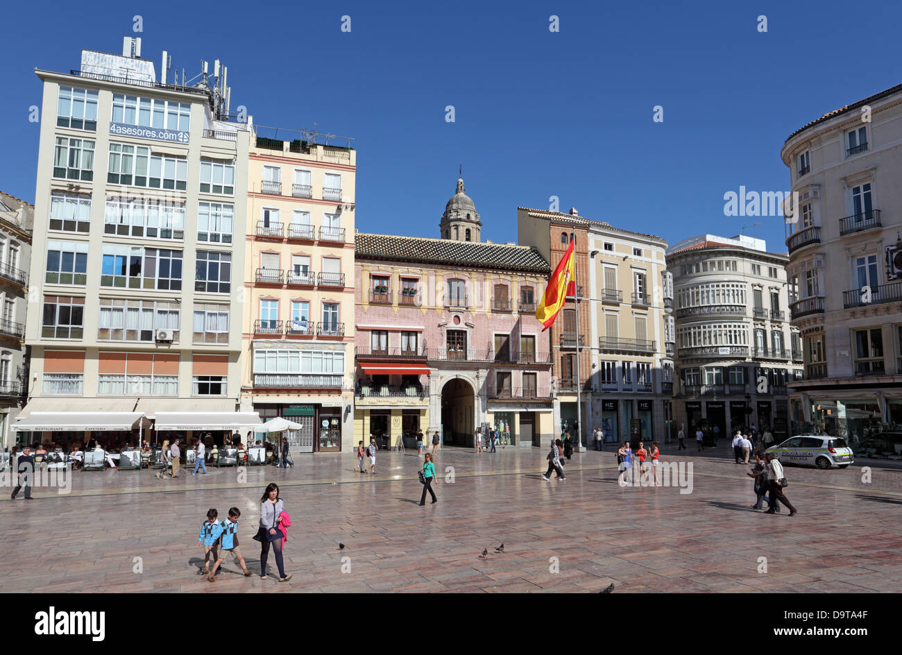 Malaga square hi-res stock photography and images - Alamy