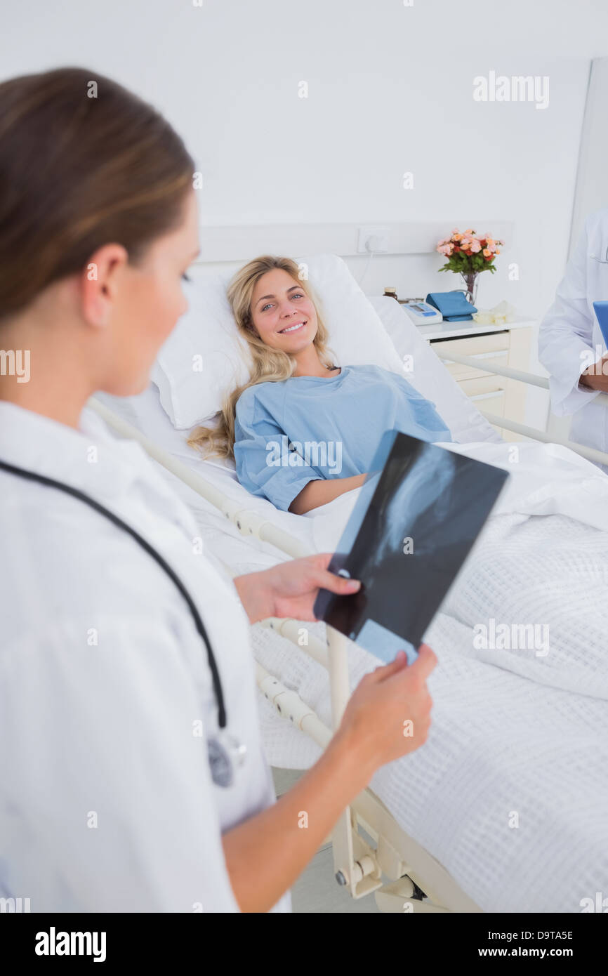 Doctor holding a radiography Stock Photo - Alamy