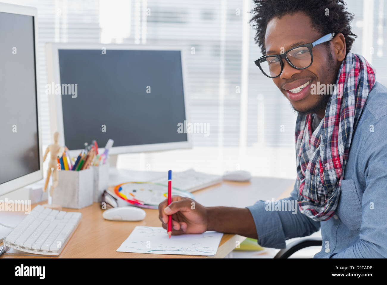 Designer drawing hi-res stock photography and images - Alamy