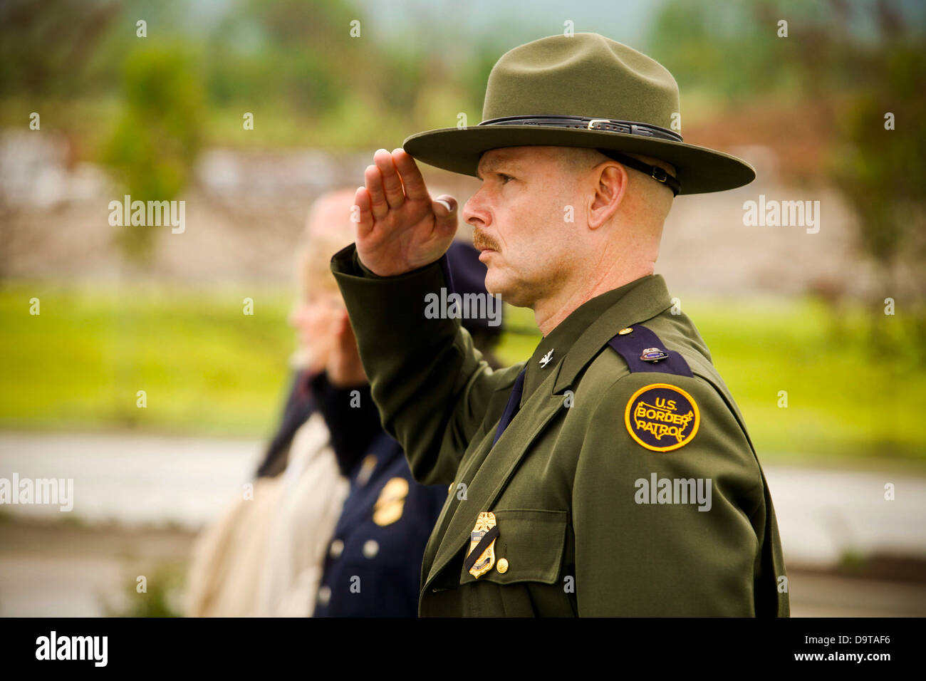 A dedication ceremony for the memorial at CBP Global College, part of ...