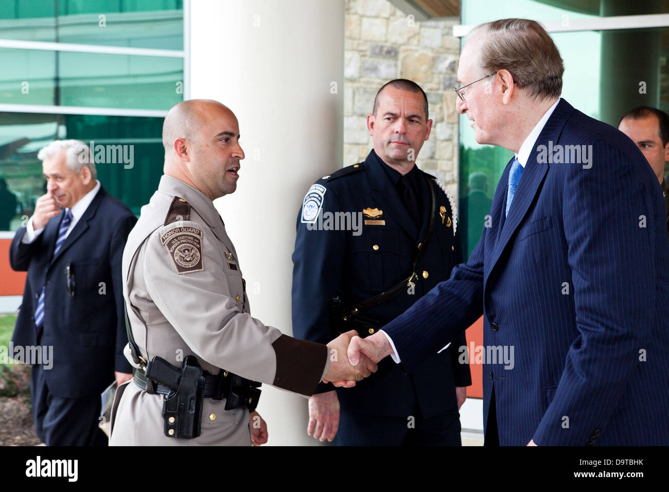 This image shows the opening of the Global Borders College at the CBP ...