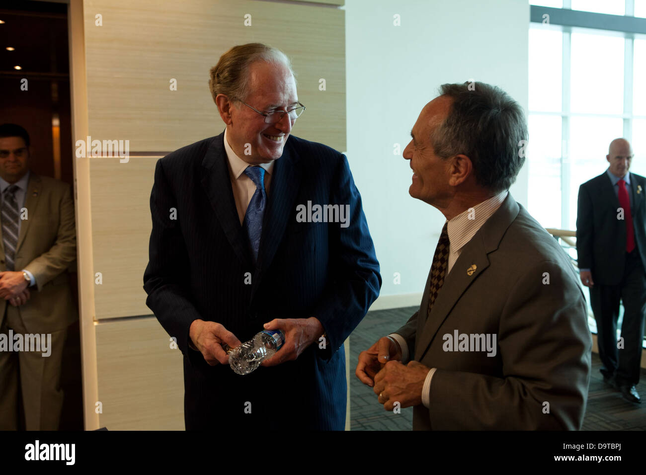 This photograph captures the opening of the new Global Borders College ...