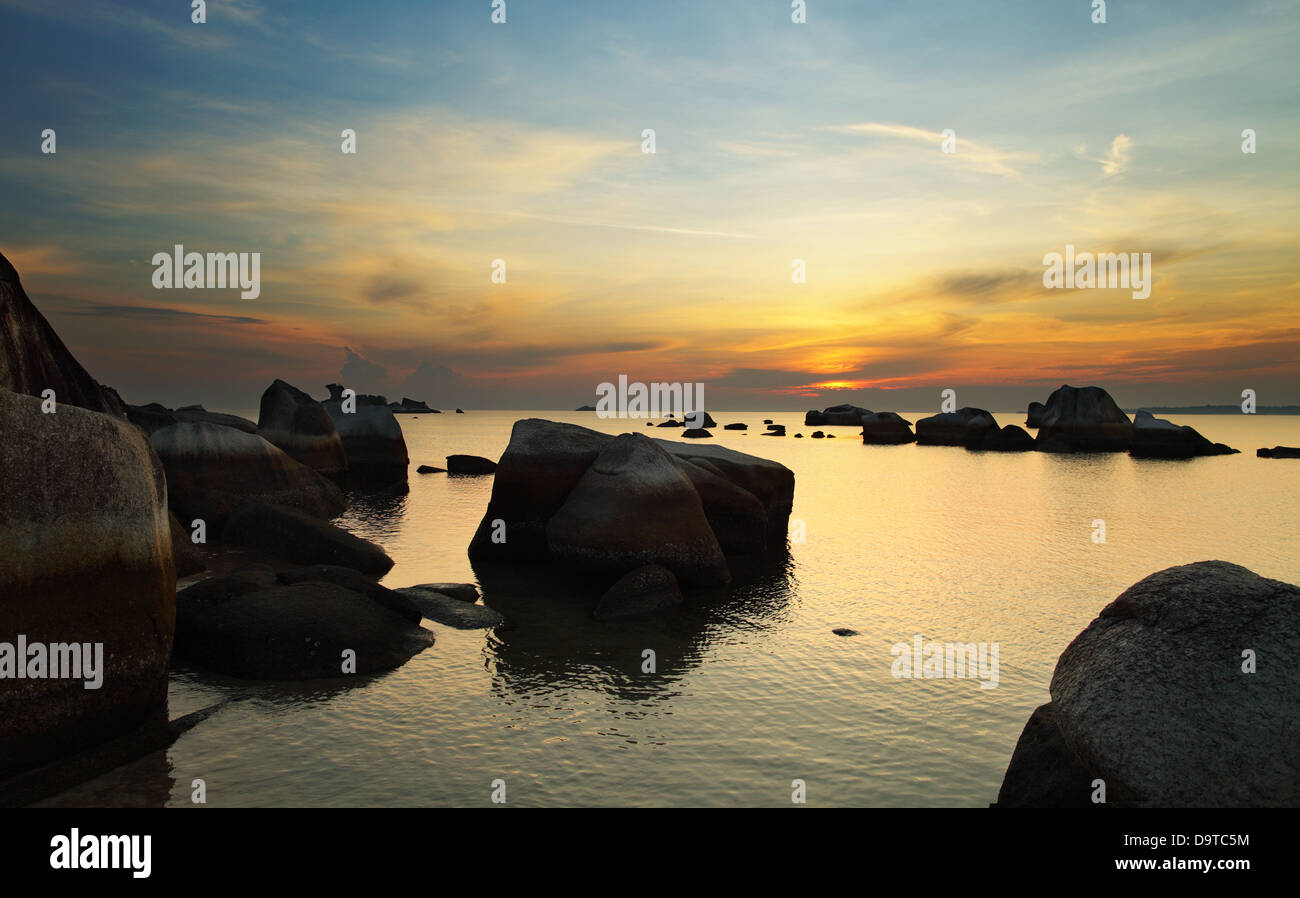 Beautiful view rocky beach in hi-res stock photography and images - Alamy