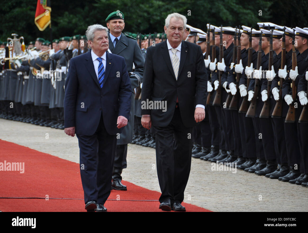 Czech president milos zeman right hi-res stock photography and images ...