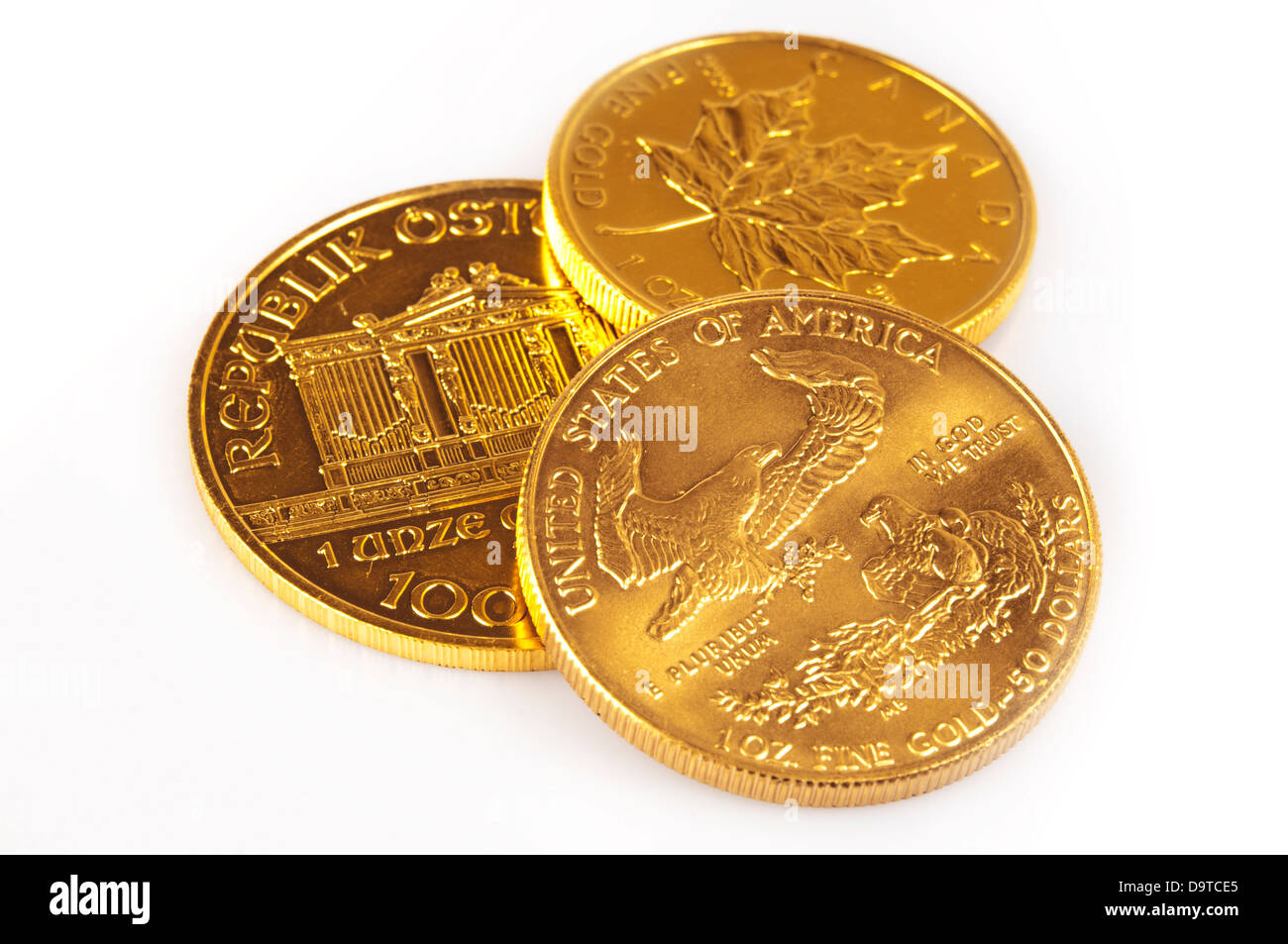 Golden coins hi-res stock photography and images - Alamy