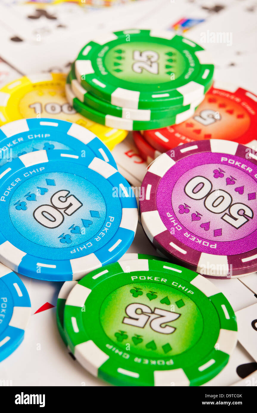 Chips cards hi-res stock photography and images - Alamy
