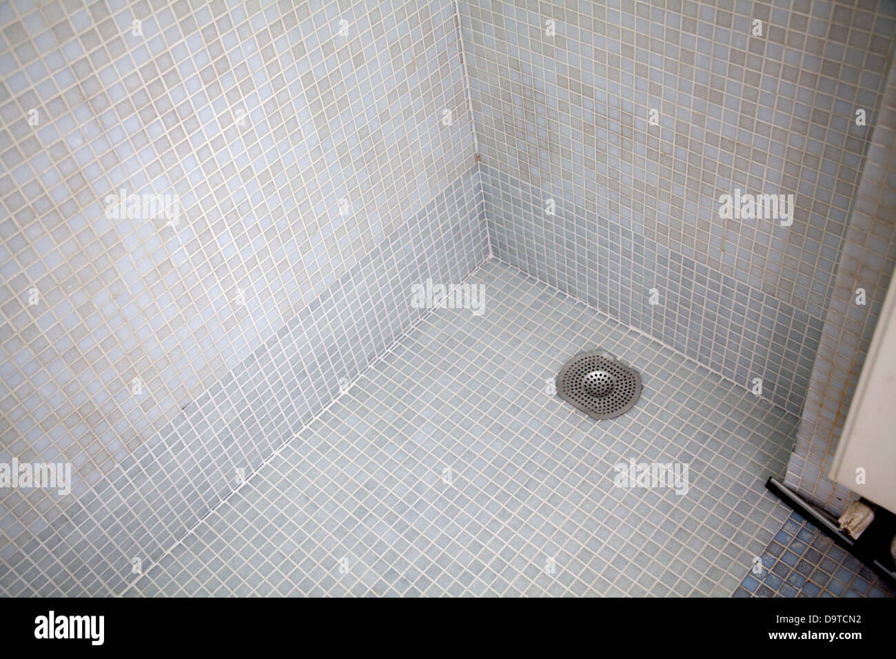Tiled Shower Cubicle Stock Photo - Alamy