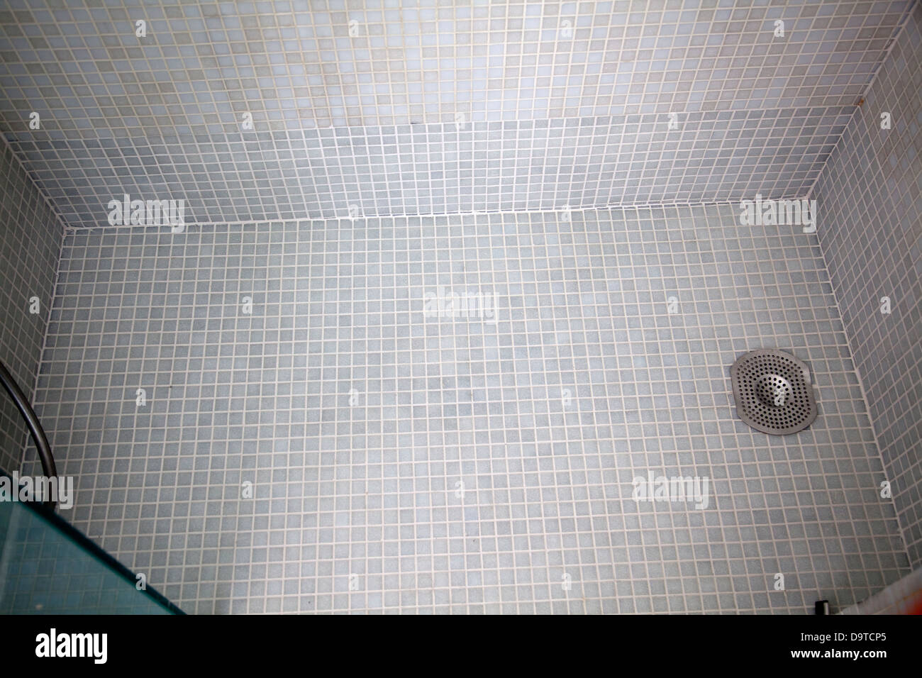 Tiled Shower Cubicle Stock Photo - Alamy