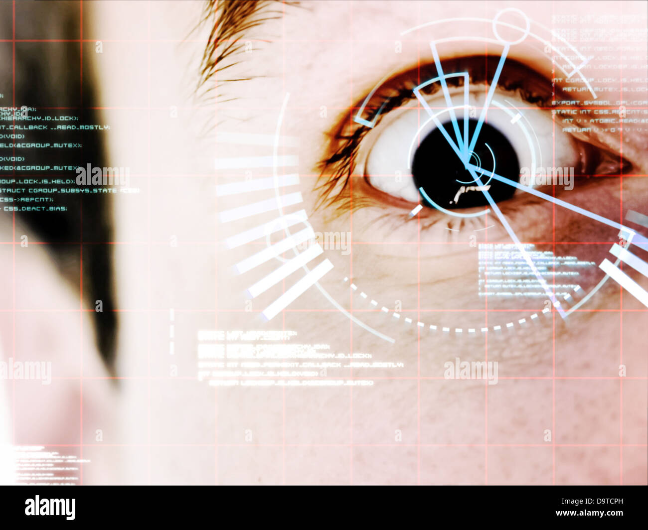 Futuristic digital data loading interface hi-res stock photography and ...