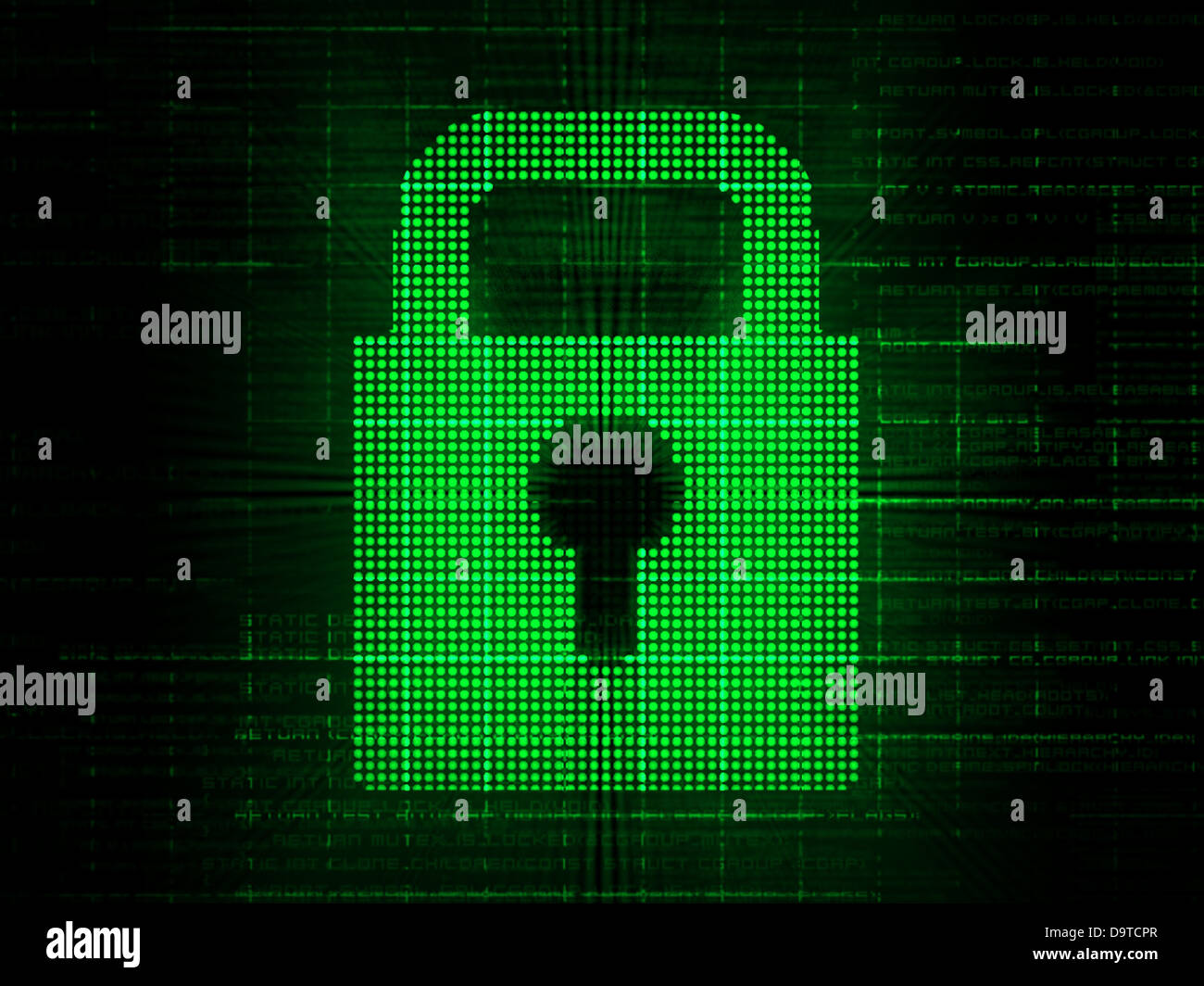 Digital padlock hi-res stock photography and images - Alamy
