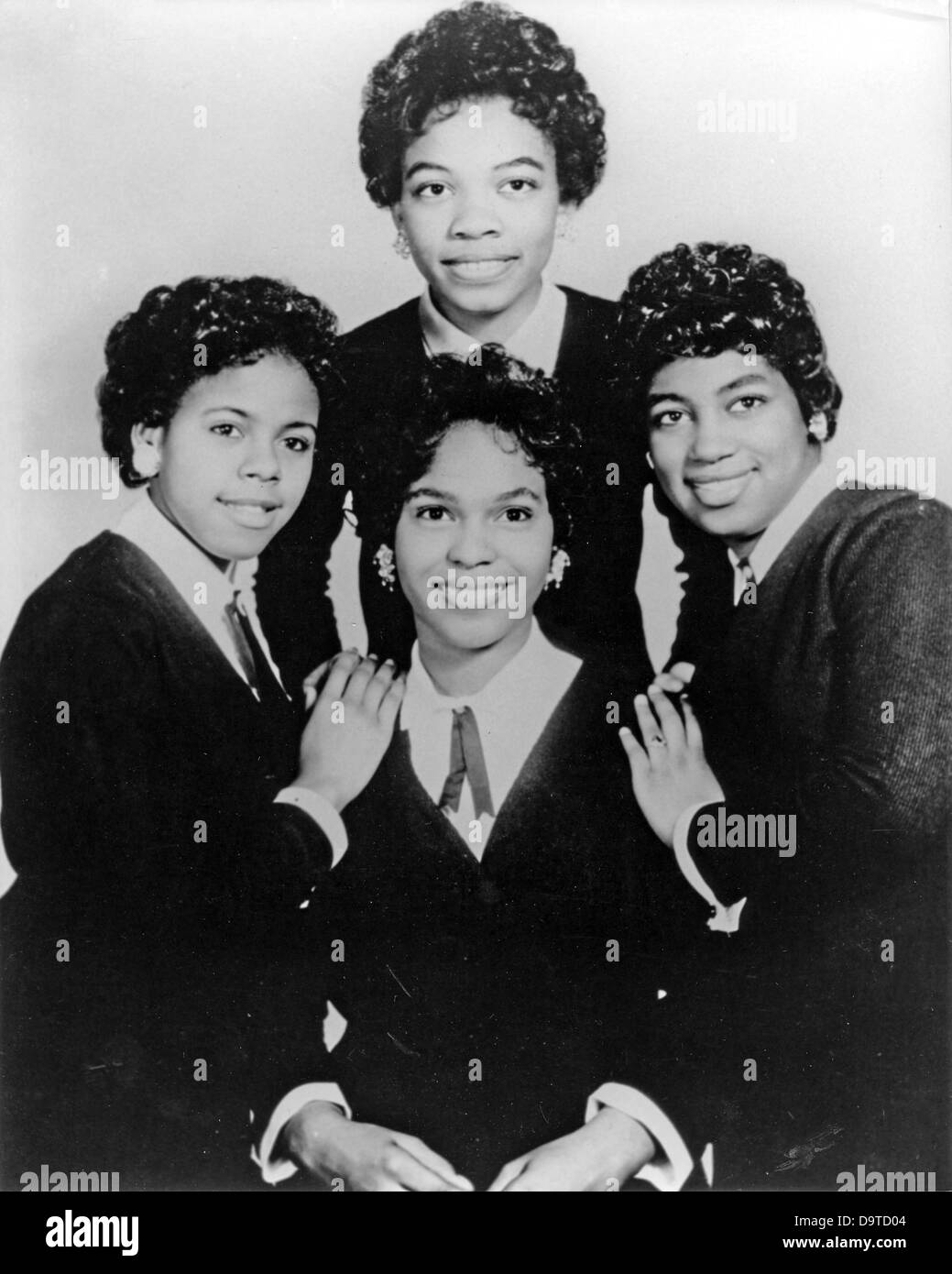 THE SHIRELLES Promotional photo of US vocal group about 1958 Stock ...