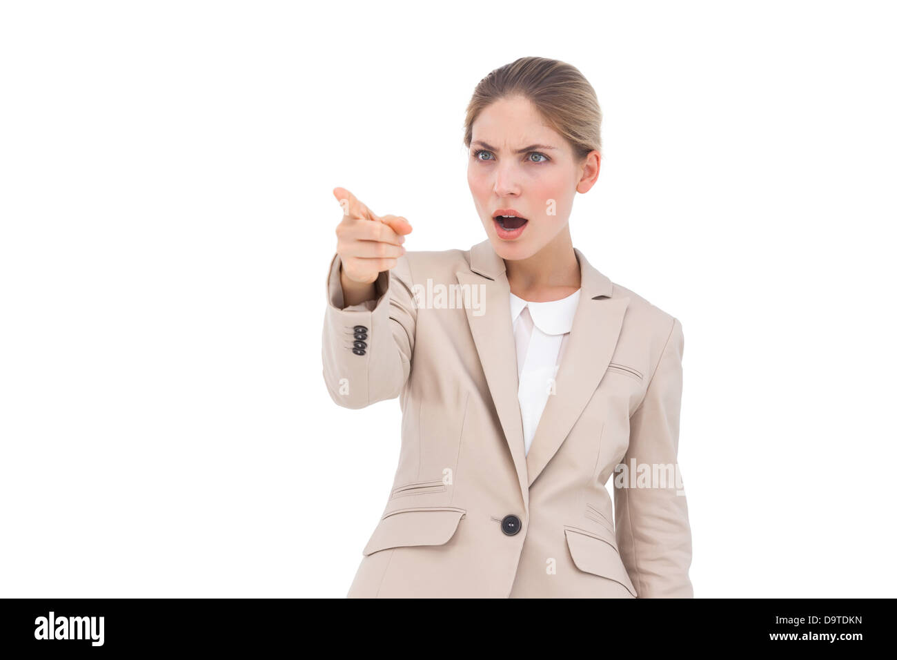 Confused pointing hi-res stock photography and images - Alamy