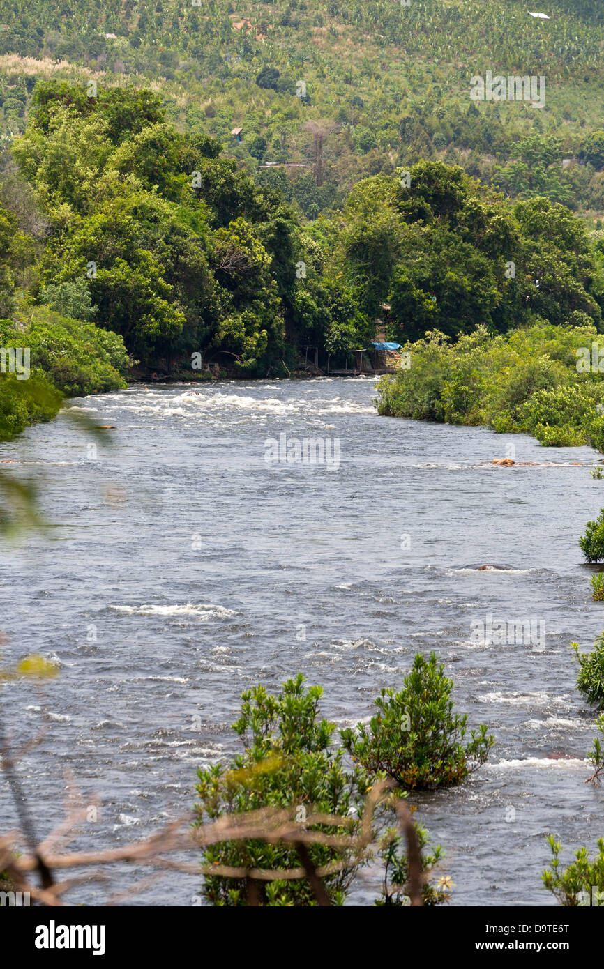 The Teuk Chhou Rapids in the Province of Kampot, Cambodia Stock Photo ...