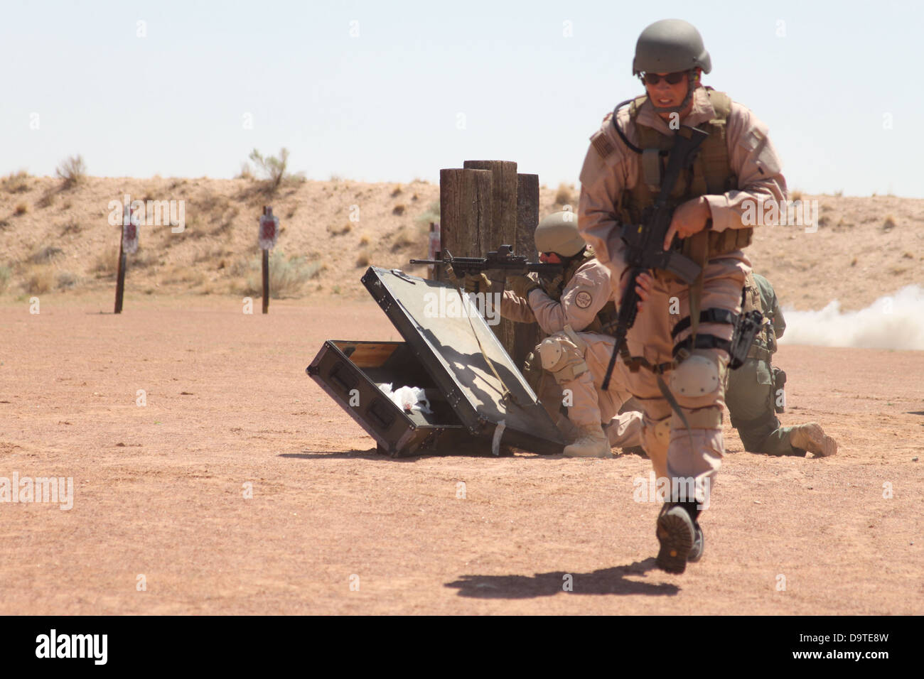 A photograph showing BORTAC (Border Patrol Tactical Unit) training in ...
