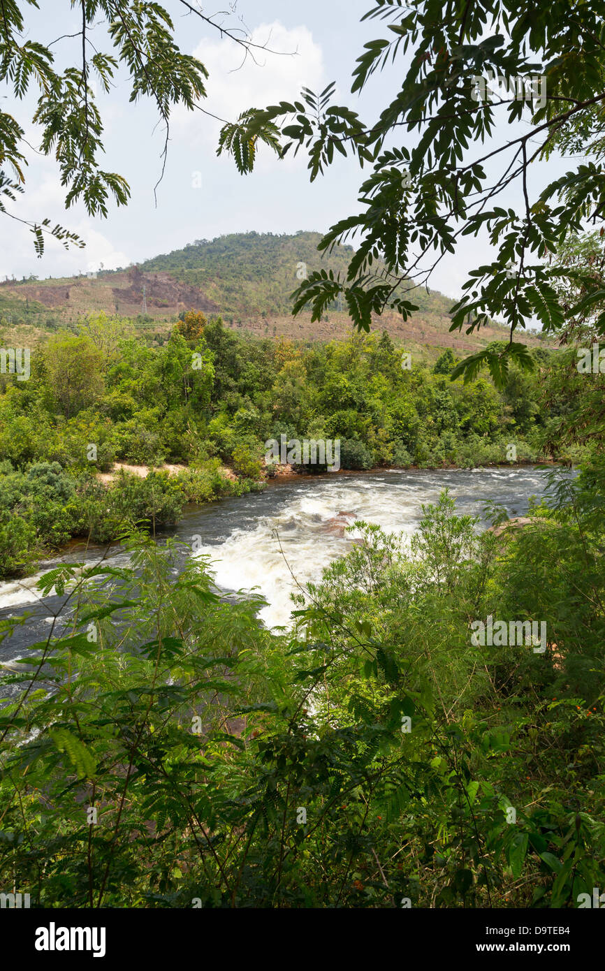 The Teuk Chhou Rapids in the Province of Kampot, Cambodia Stock Photo ...