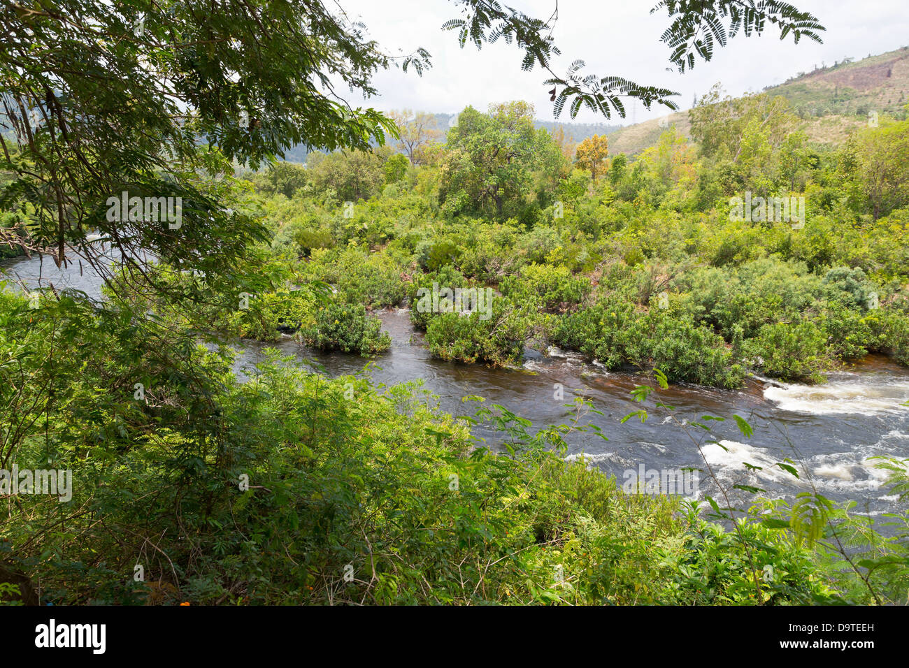 The Teuk Chhou Rapids in the Province of Kampot, Cambodia Stock Photo ...