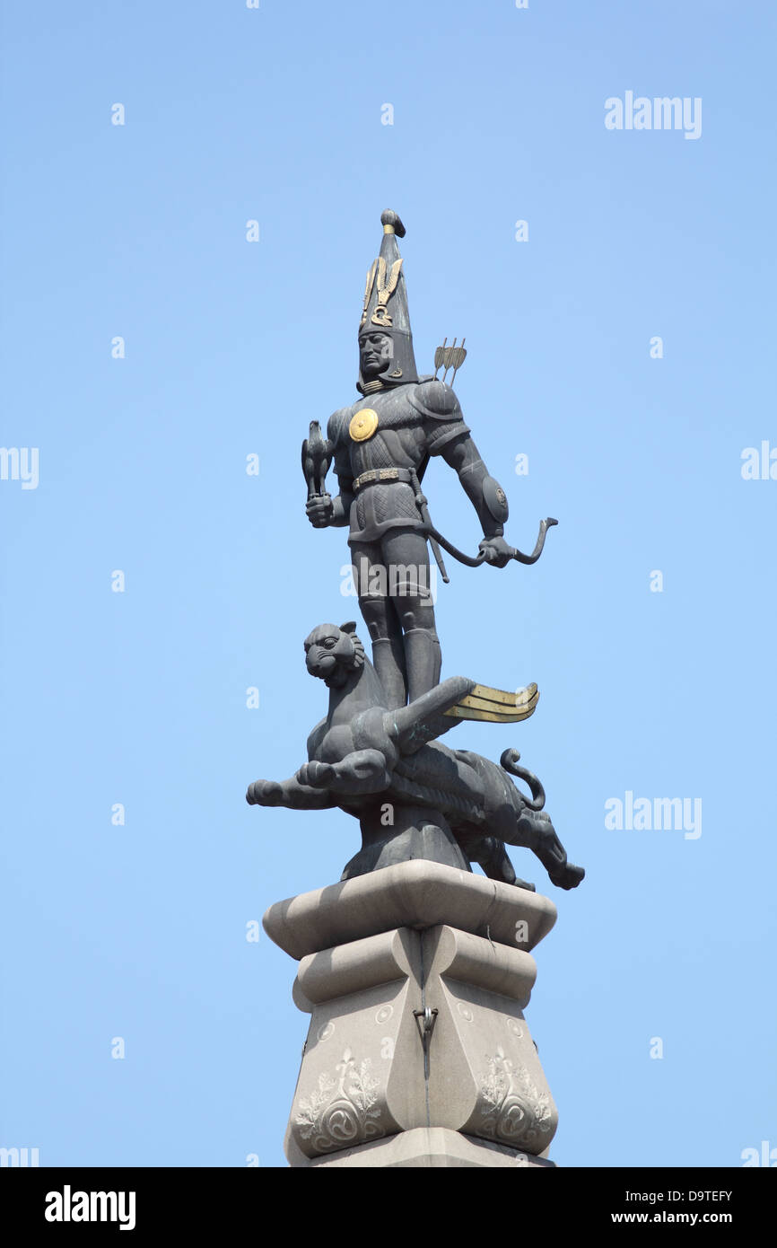 Monument. Almaty. Kazakhstan Stock Photo - Alamy