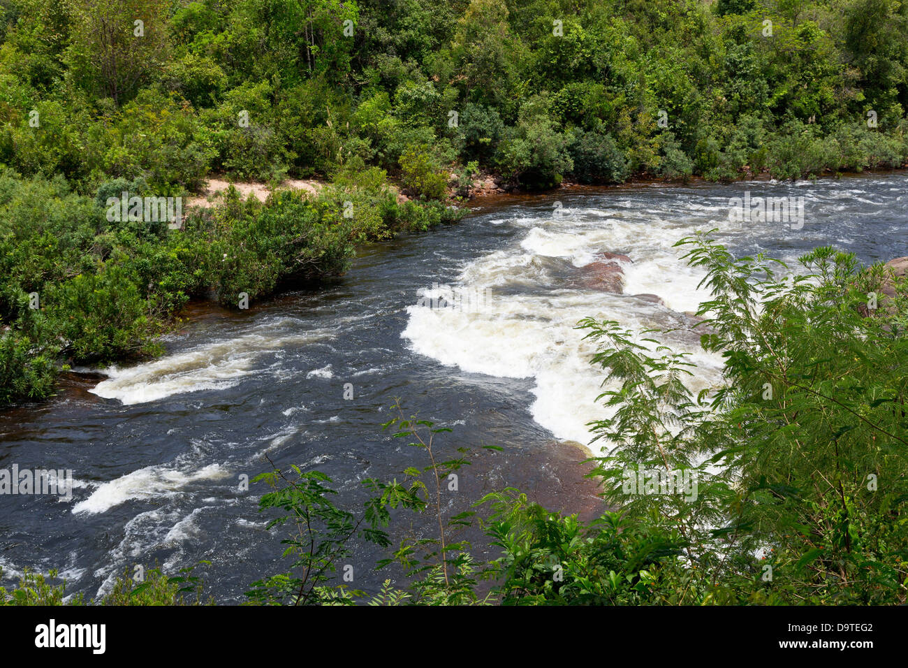 The Teuk Chhou Rapids in the Province of Kampot, Cambodia Stock Photo ...