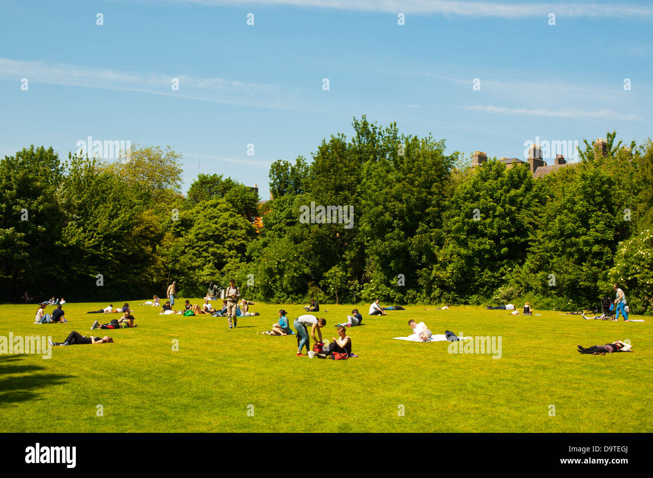 Merrion Square Park central Dublin Ireland Europe Stock Photo - Alamy