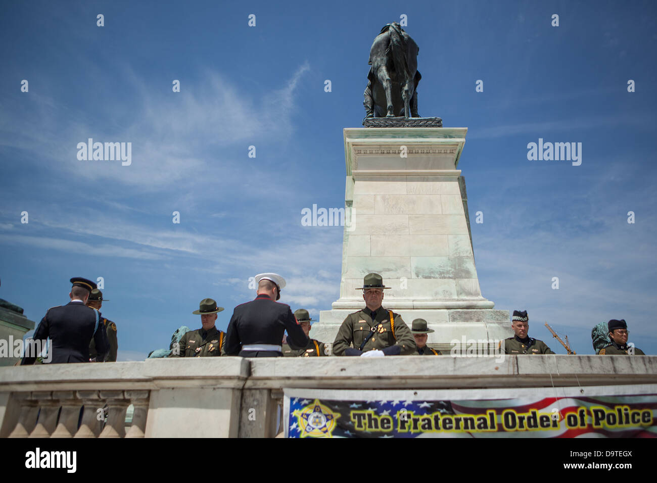 The U.S. Customs and Border Protection BP Drill Team conducts training ...