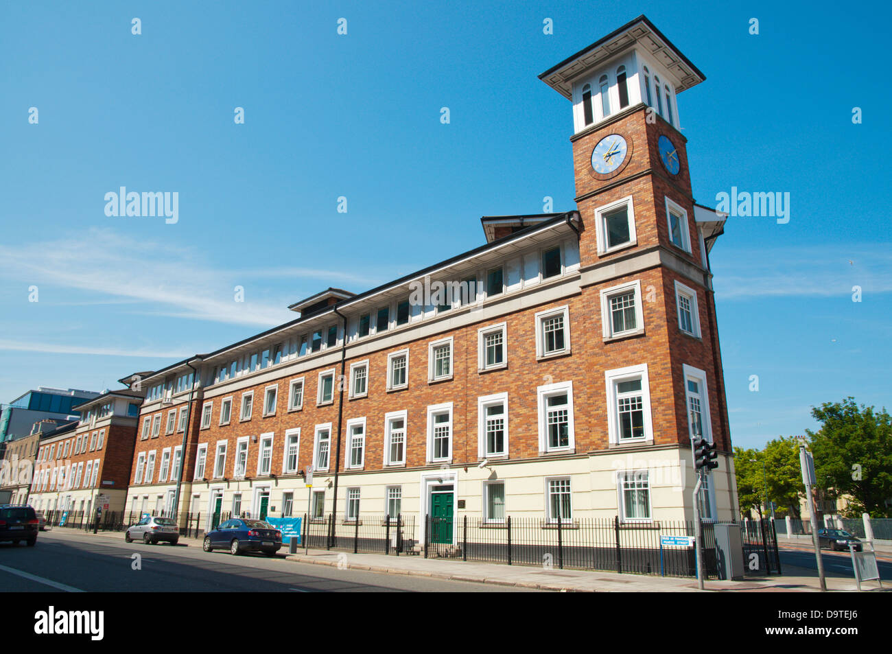 Houses along Pearse Street central Dublin Ireland Europe Stock Photo ...