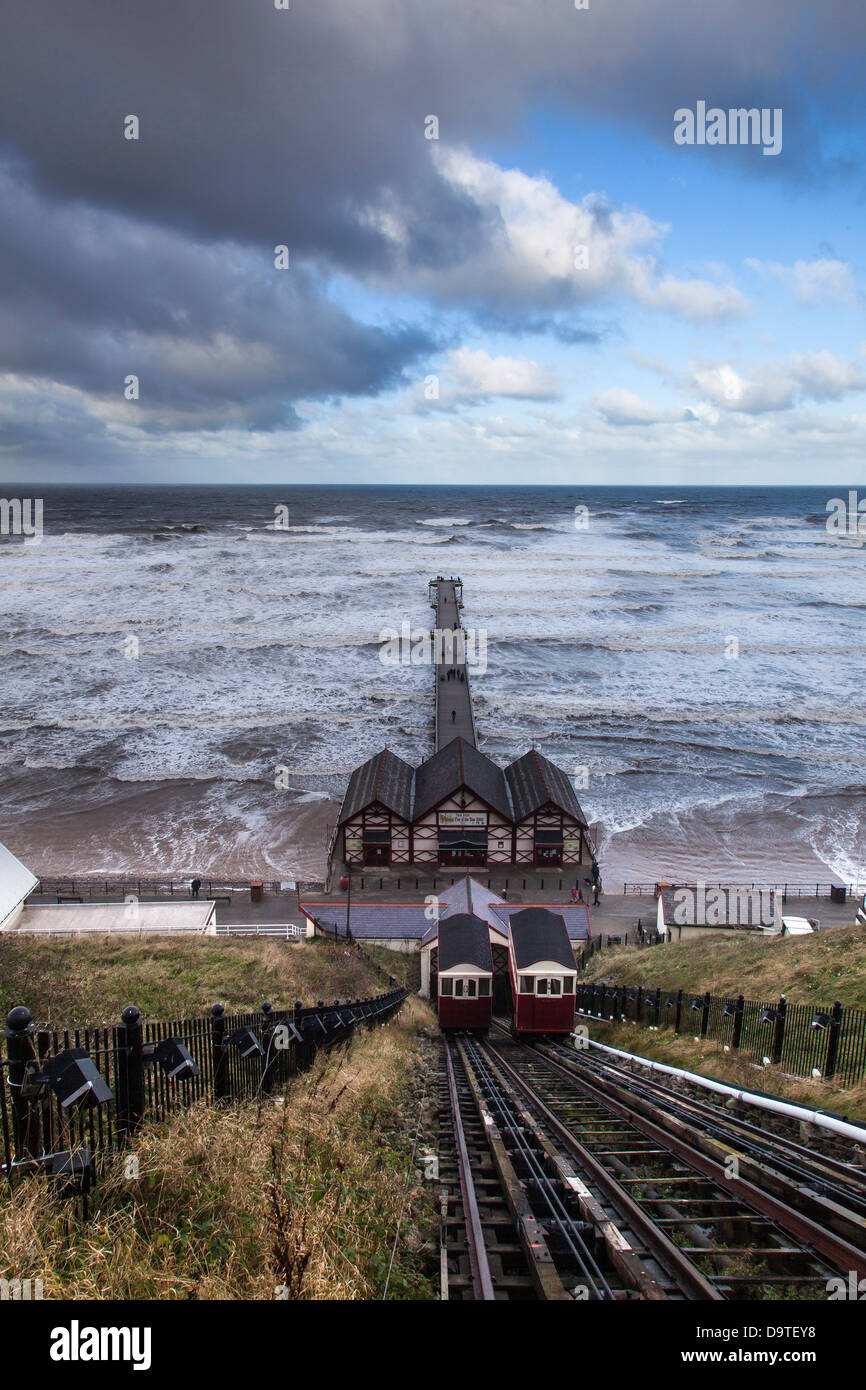 Saltburn victorian pier hi-res stock photography and images - Alamy